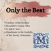 M Letter Monogram Ceramic Art Tile Grandmillennial Style Decor Home Art ...