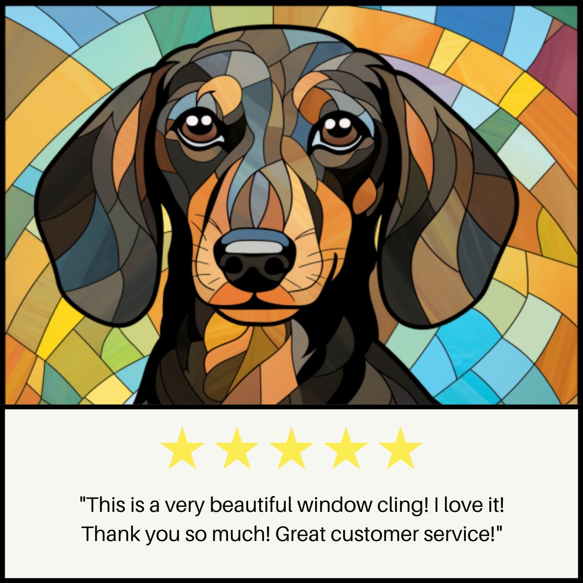 Rooster Stained Glass Window Cling Rooster Window Film Chicken Window ...