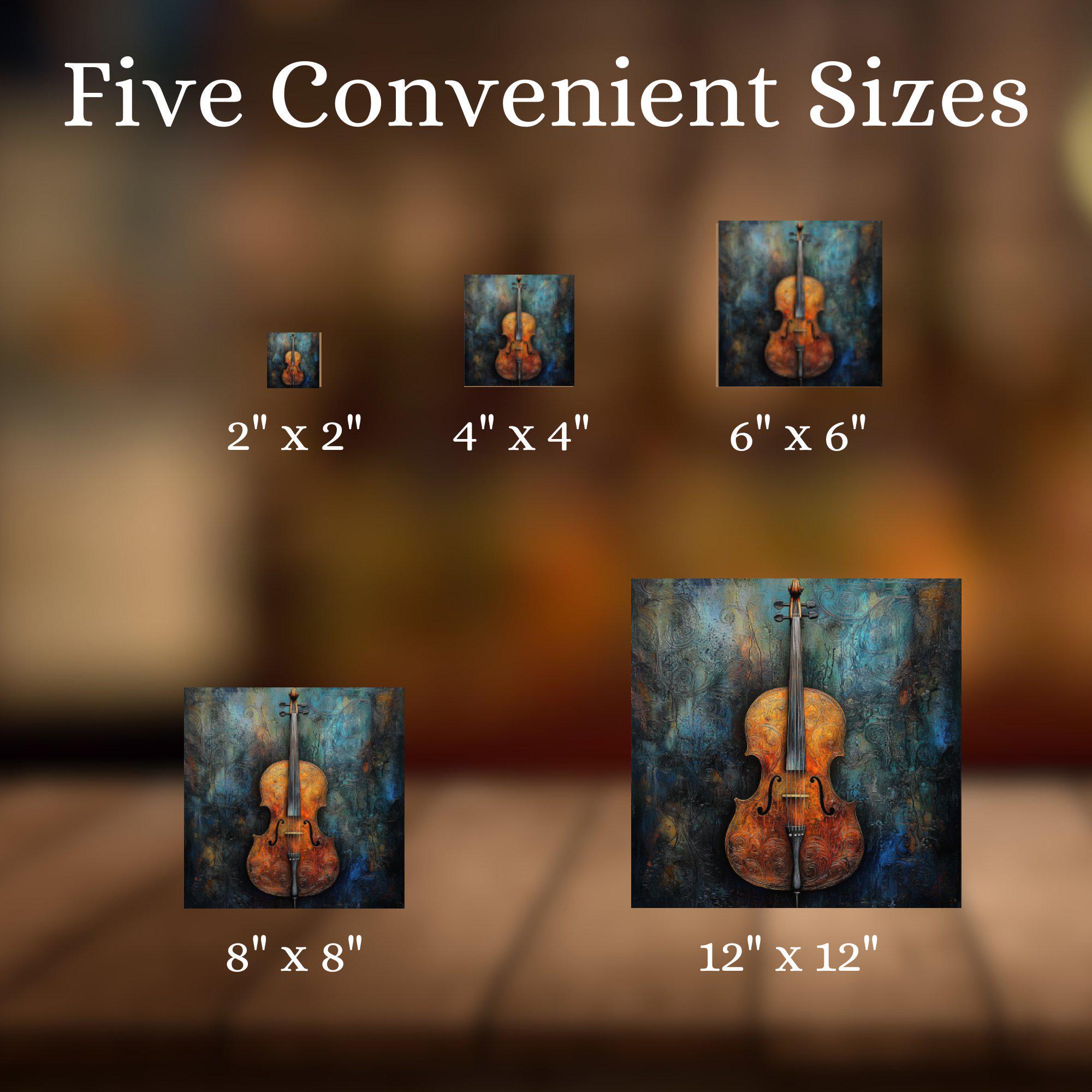 Cello Book Nook Ceramic Art Tile Decor for Book Lover Bookshelf Gift ...