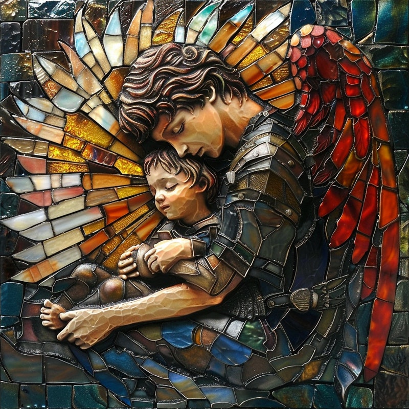 Ceramic Wall Angel Art - Etsy