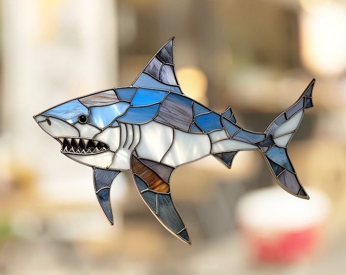 Eagle Ray Window Cling Stained Glass Look Decal Sticker Window Film No ...