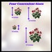 Cyclamen Stained Glass Window Cling Beautiful Flower Window Artwork ...