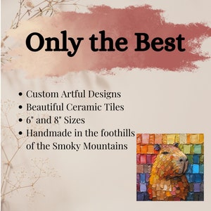 Capybara After Party Vibe Stained Glass Look Art on Glossy Ceramic ...