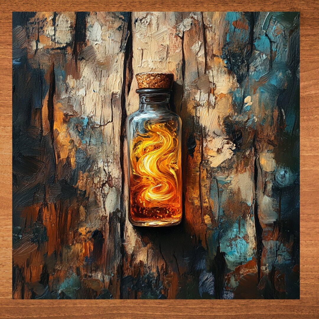 Potion Bottle Book Nook Ceramic Art Tile Decor for Book Lover Bookshelf ...