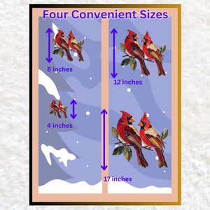 Cardinal Lovebirds Stain Glass Cardinal Stain Glass Window Hanging ...