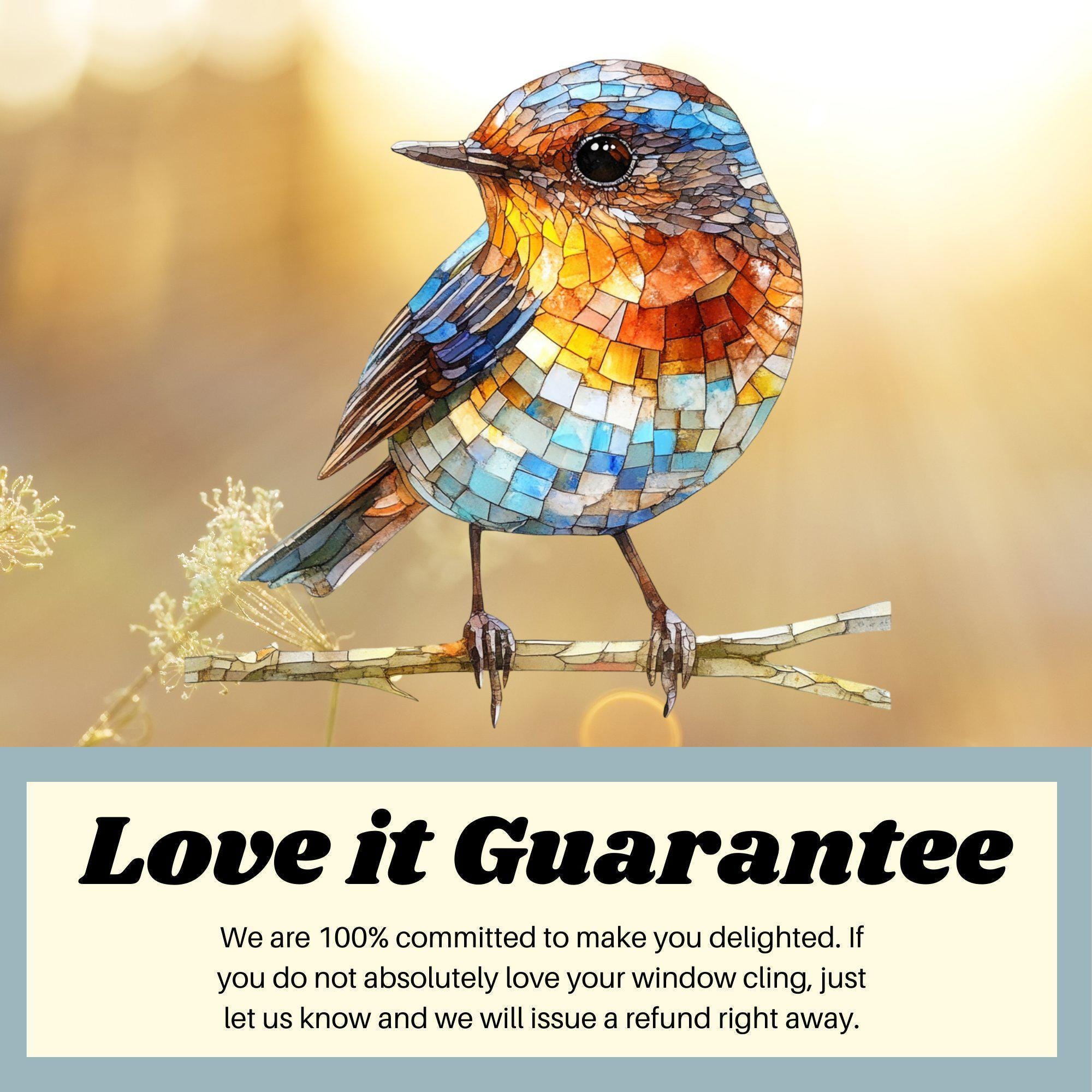 House Wren Window Cling Sticker Decal Window Film Gift for Bird Lovers ...