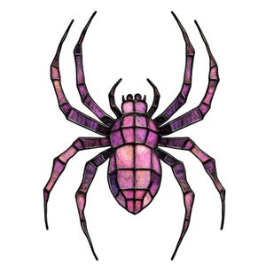 Pink Spider Window Cling Sticker Pink Halloween Decor Coquette ...