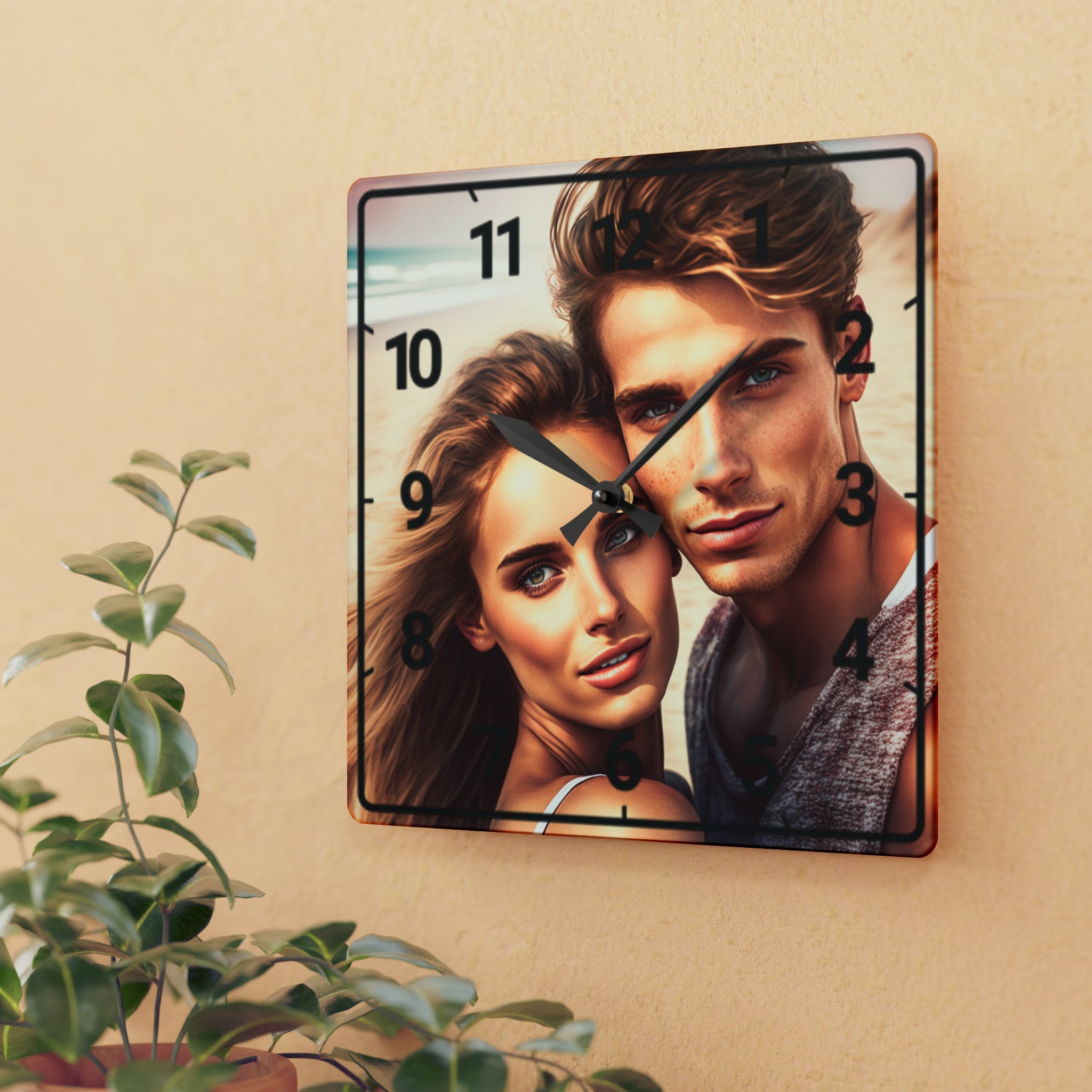 Personalized Photo Clock Wall Clock Personalized Customized - Etsy