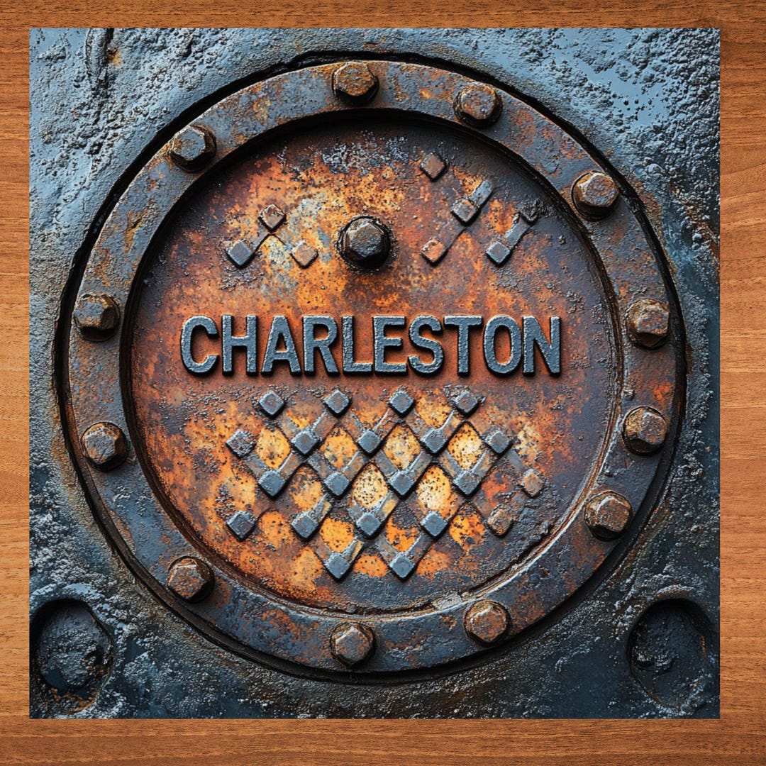 Charleston Manhole Decorative Tile Ceramic Art Tile Wall Decor ...