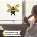 Bumblebee Stained Glass Window Cling Decal Sticker Window Film Reusable ...