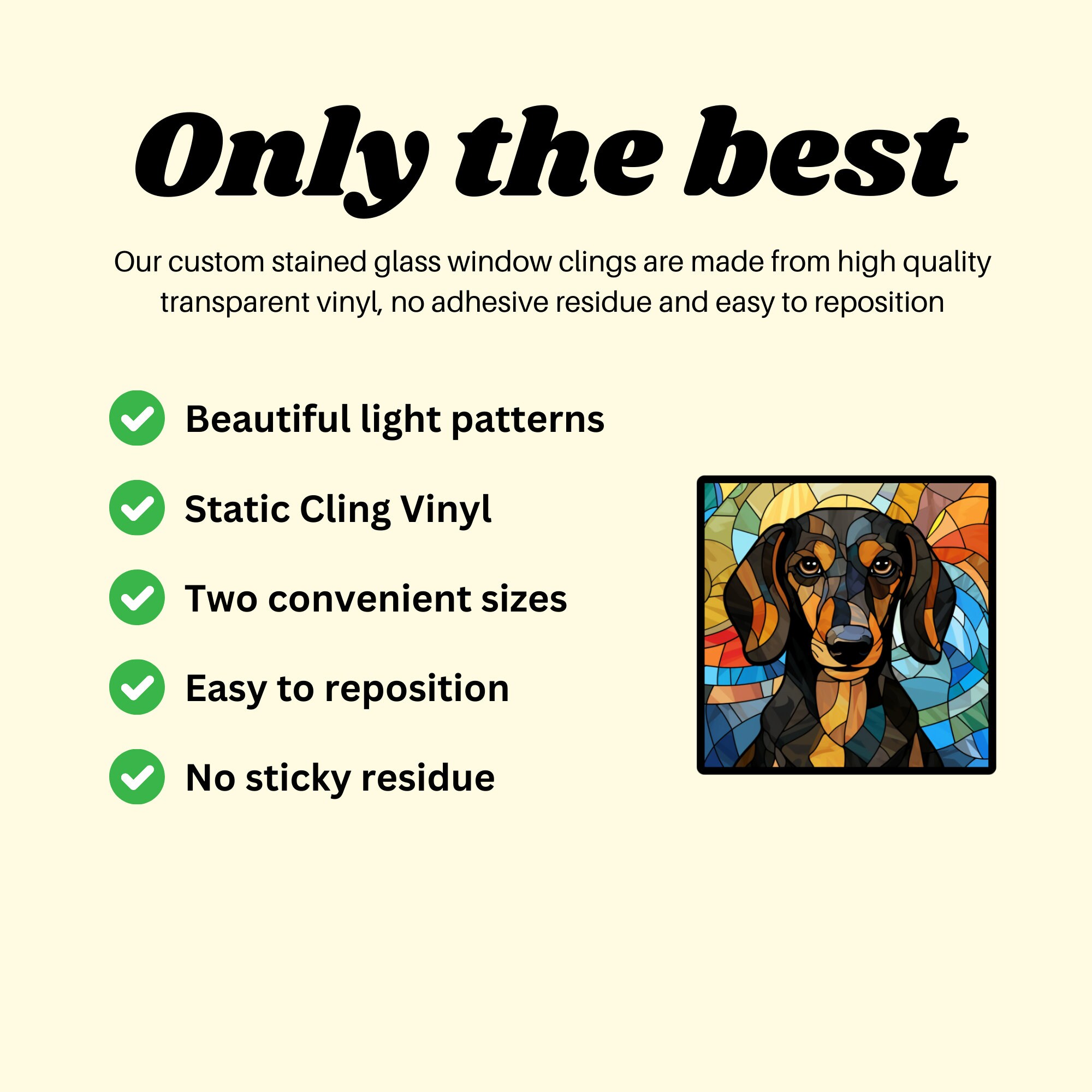 Rooster Stained Glass Window Cling Rooster Window Film Chicken Window ...