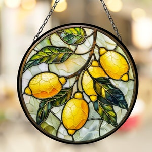 Lemons on the Branch Suncatcher for Window Decor Gift for Mothers Day ...
