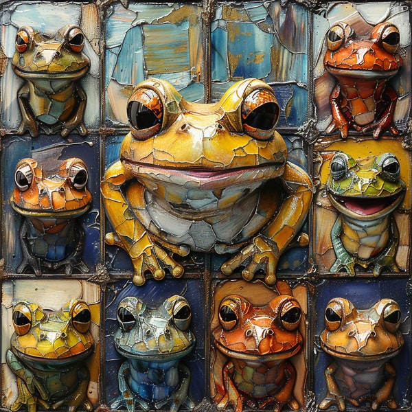 Frog Tiles - Etsy