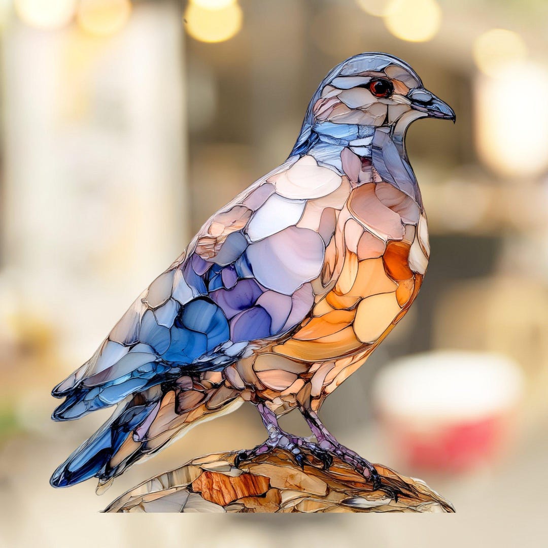 Mourning Dove Window Cling Sticker Decal Window Film Gift for Bird ...