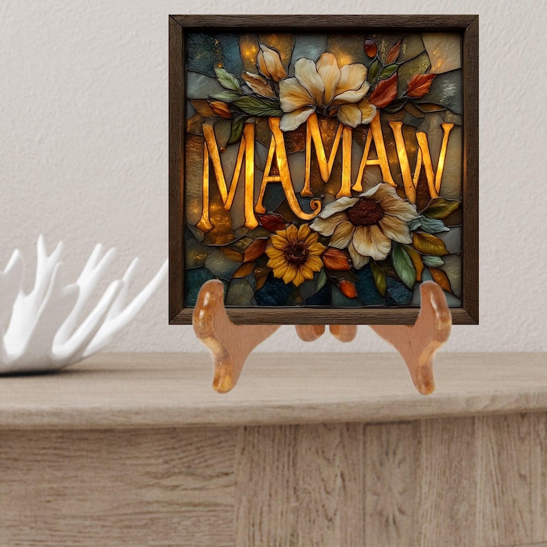 Mamaw Gift Grandma Gift Personalized With Grandmother's Pet Name Gift ...