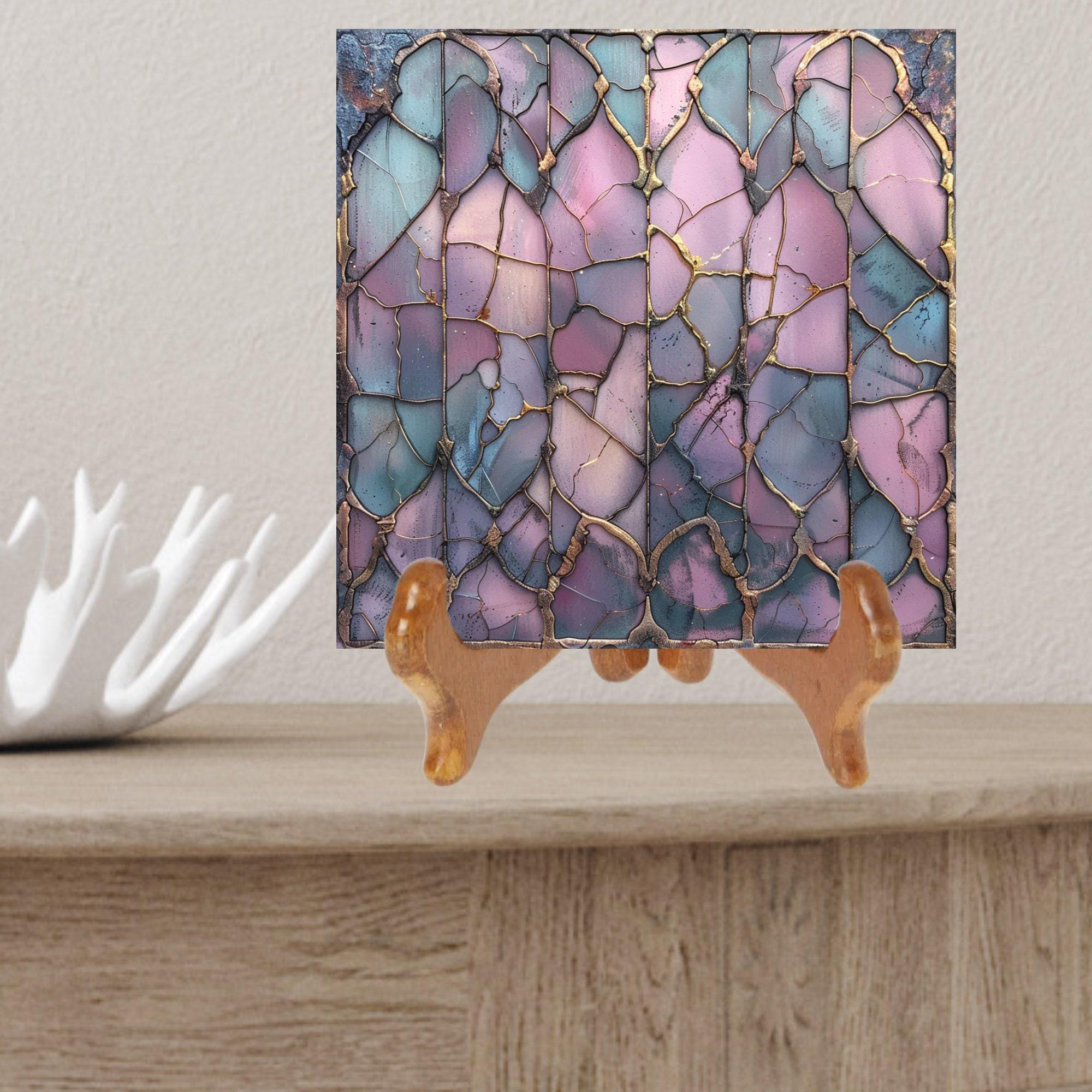 Faded Glory Ceramic Tile Wall Art Decorative Tile Unique Home Decor ...