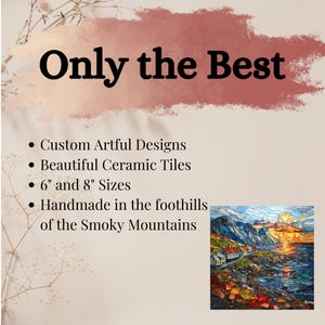 Faroe Islands Ceramic Tile Art Decor for Bookshelf Book Nook Wall Art ...