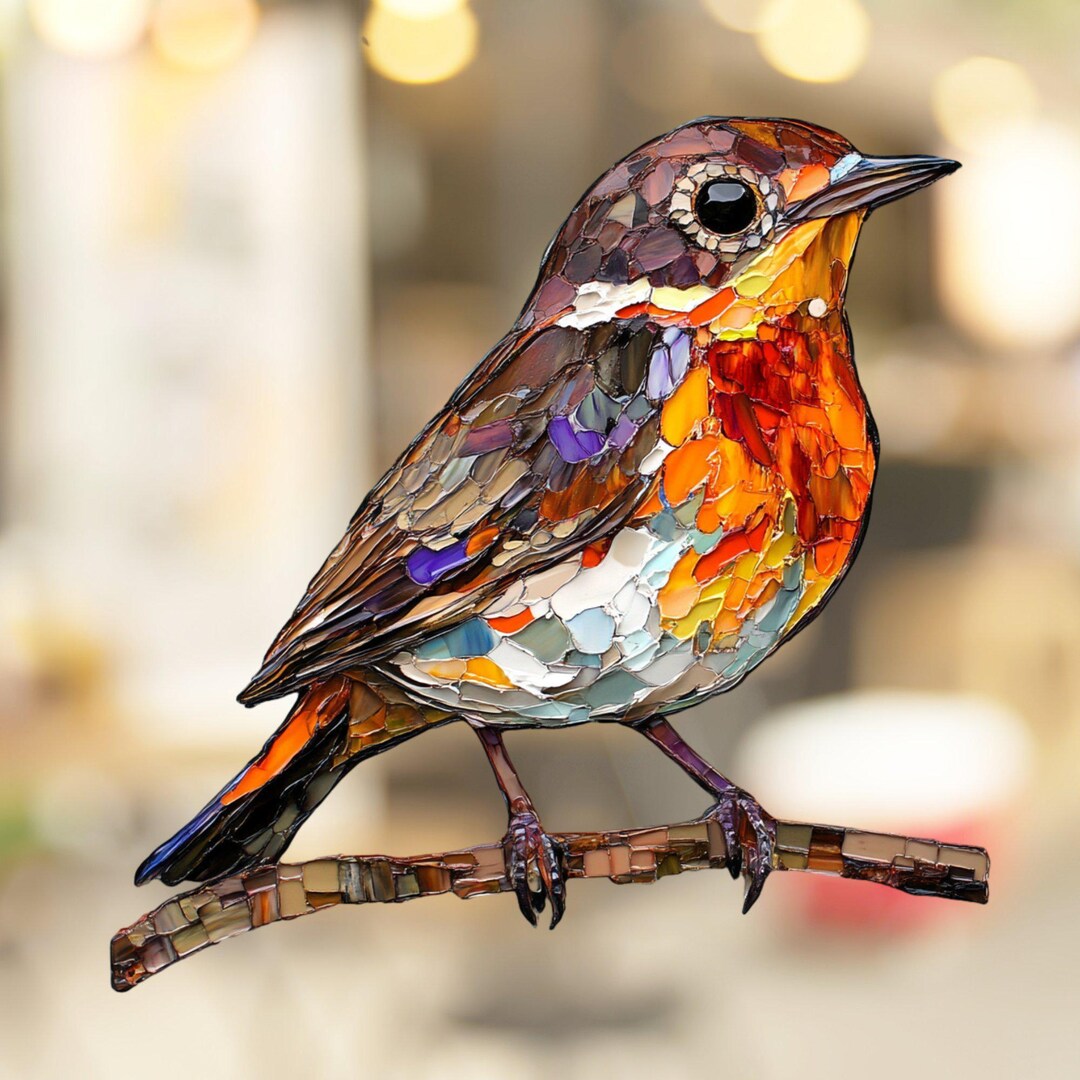 Hermit Thrush Window Cling Sticker Decal Window Film Gift for Bird ...