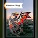 Dragon Stained Glass Window Cling Decal Sticker Window Film Dragoncore ...