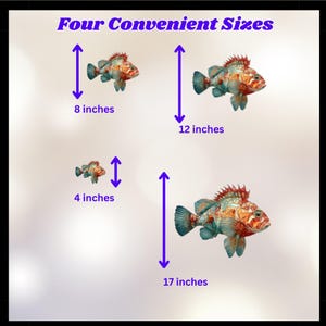 Hawkfish Window Cling Stained Glass Look Decal Sticker Window Film No ...