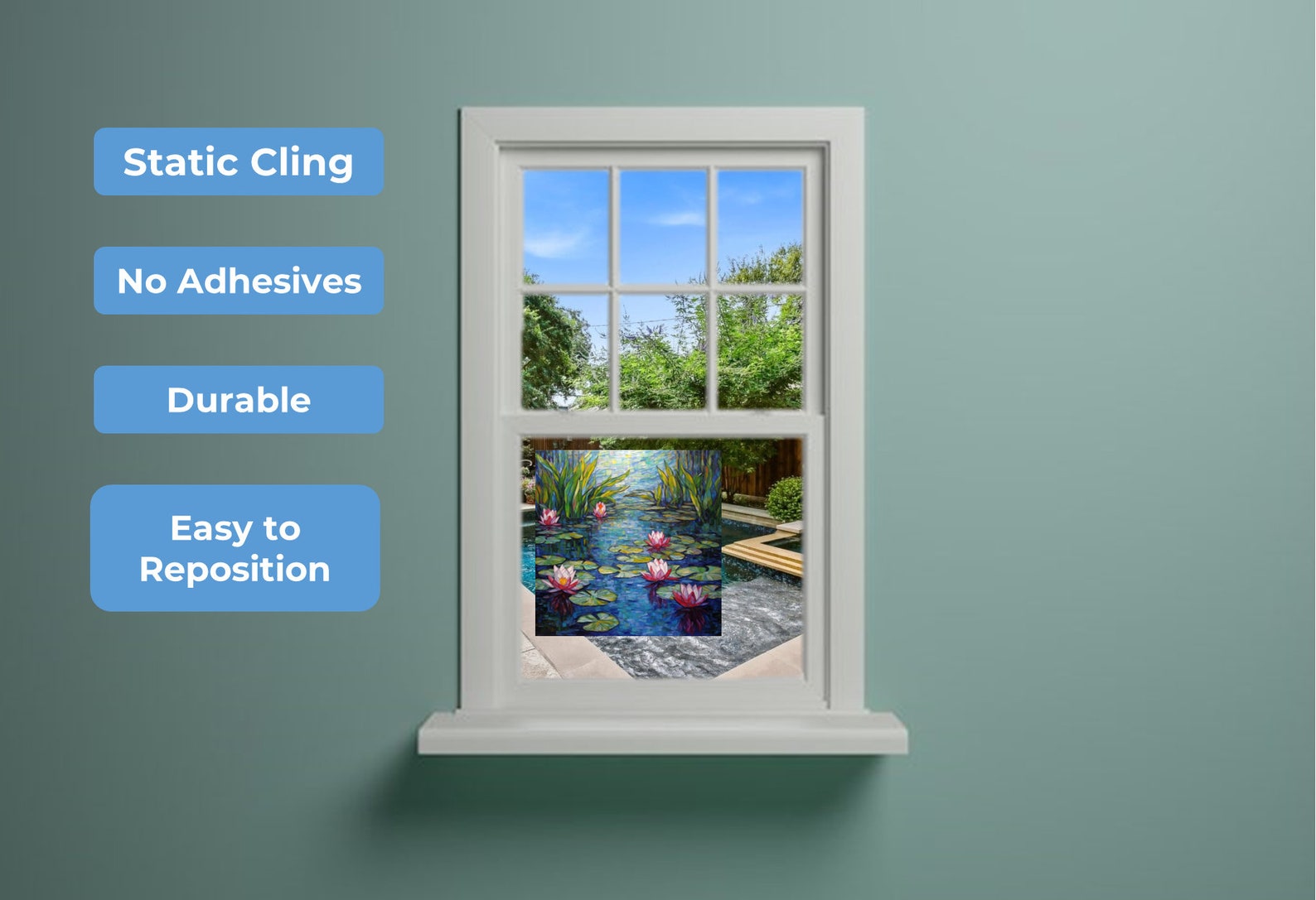 Tree of Life Stained Glass Window Cling Tree of Life Faux - Etsy