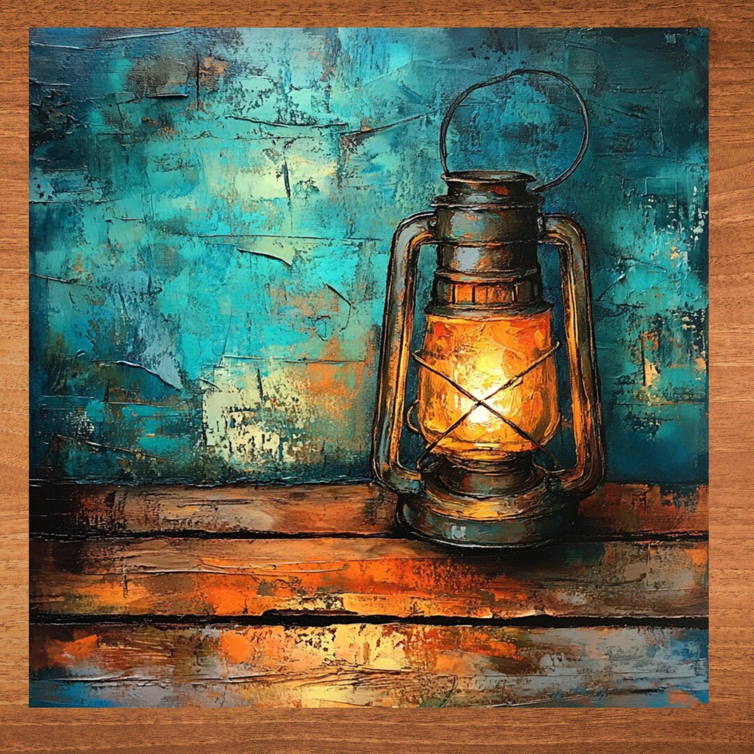Flickering Lantern Book Nook Ceramic Art Tile Decor for Book Lover ...