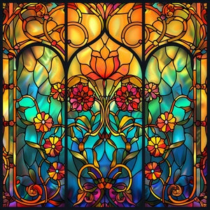 Victorian Window Ceramic Tile Wall Art Decorative Tile Unique Home ...
