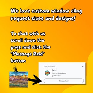 Badlands National Park Stained Glass Window Cling Decal Sticker Vinyl ...