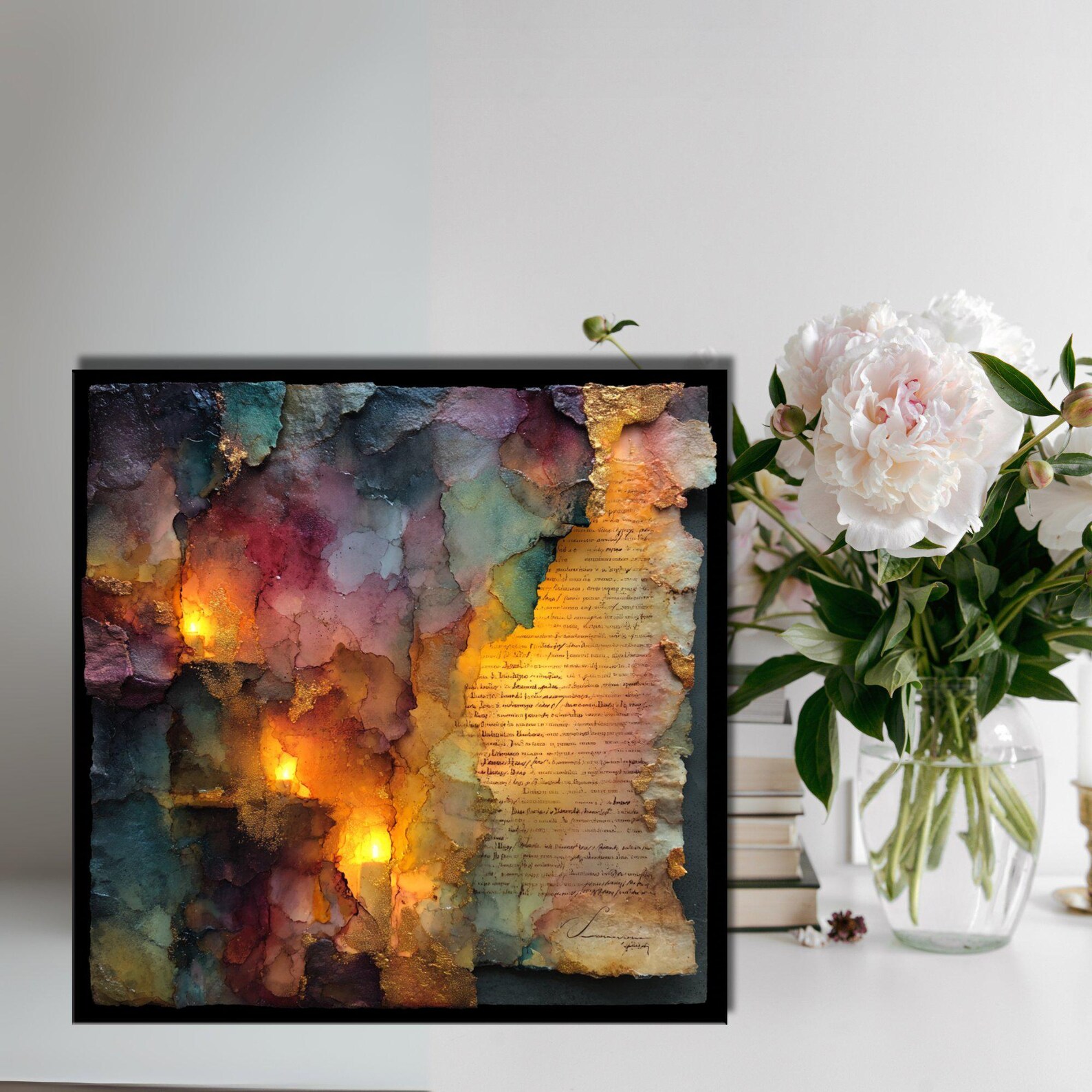 Literature Enlightenment Light Academia Fine Ceramic Art Tile Academia ...