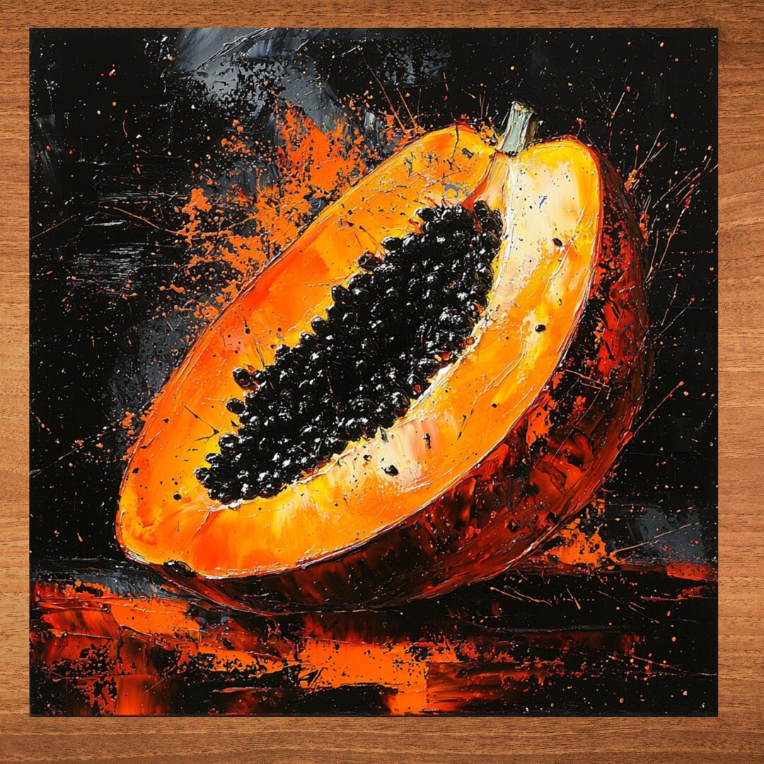 Fruit Rembrant Ceramic Art Tile Decor for Bookshelf Book Nook Wall Art ...
