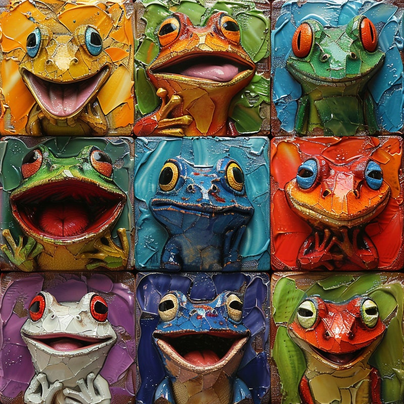 Frog Tiles - Etsy