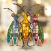 Crickets Stained Glass Window Cling Sticker Decal Vinyl Window Film Bug ...