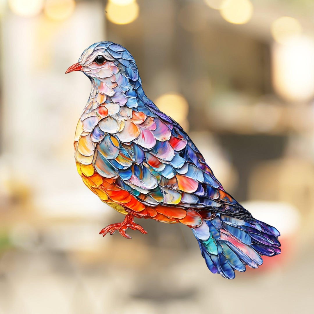 Morning Dove Window Cling Sticker Decal Window Film Gift for Bird ...