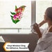Foxglove Stained Glass Window Cling Beautiful Flower Window Artwork ...
