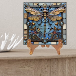 Dragon Fly Dragonfly Ceramic Art Tile Decorative Glossy Tile for ...
