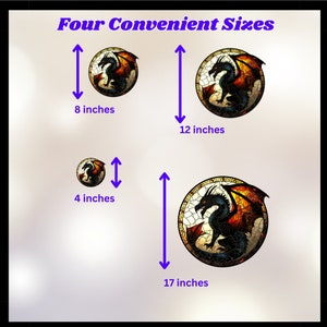 Dragon Stained Glass Window Cling Decal Sticker Window Film Dragoncore ...