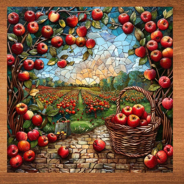 Apple Ceramic Tiles - Etsy