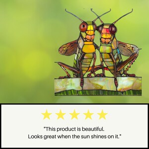 Crickets Adorable Stained Glass Window Cling Sticker Decal Vinyl Window ...
