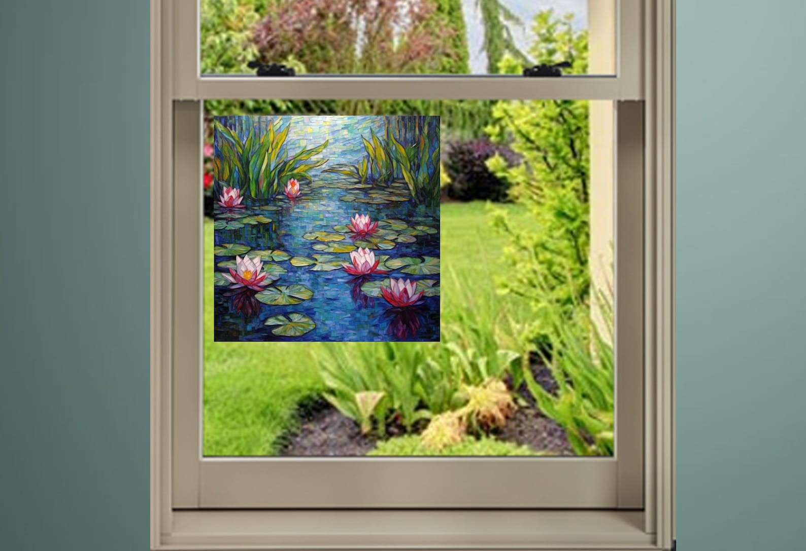 Smoky Mountains Stain Glass Smoky Mountains Stain Glass Window Hanging ...