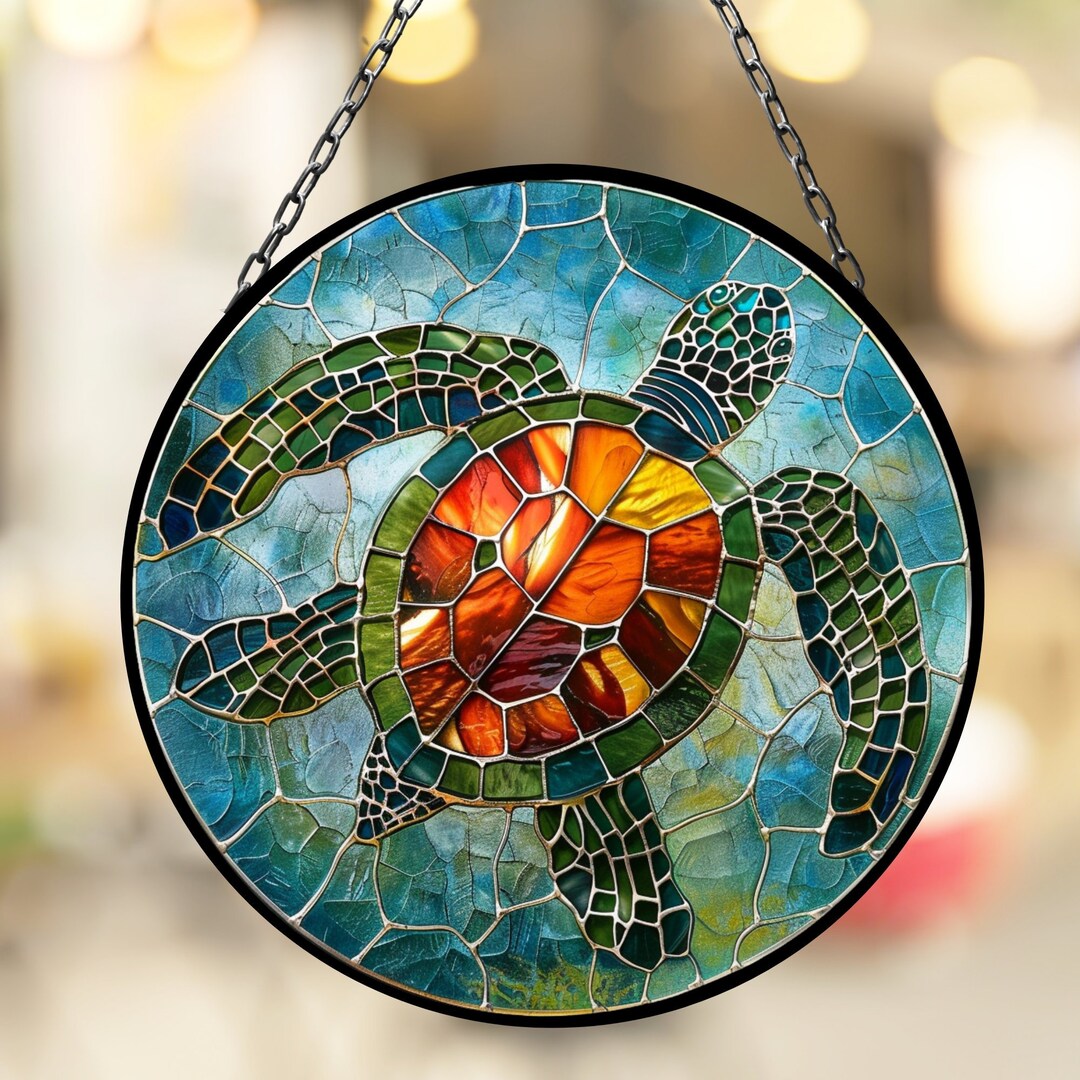 Seat Turtle Suncatcher for Window Decor Gift for Mothers Day Birthday ...