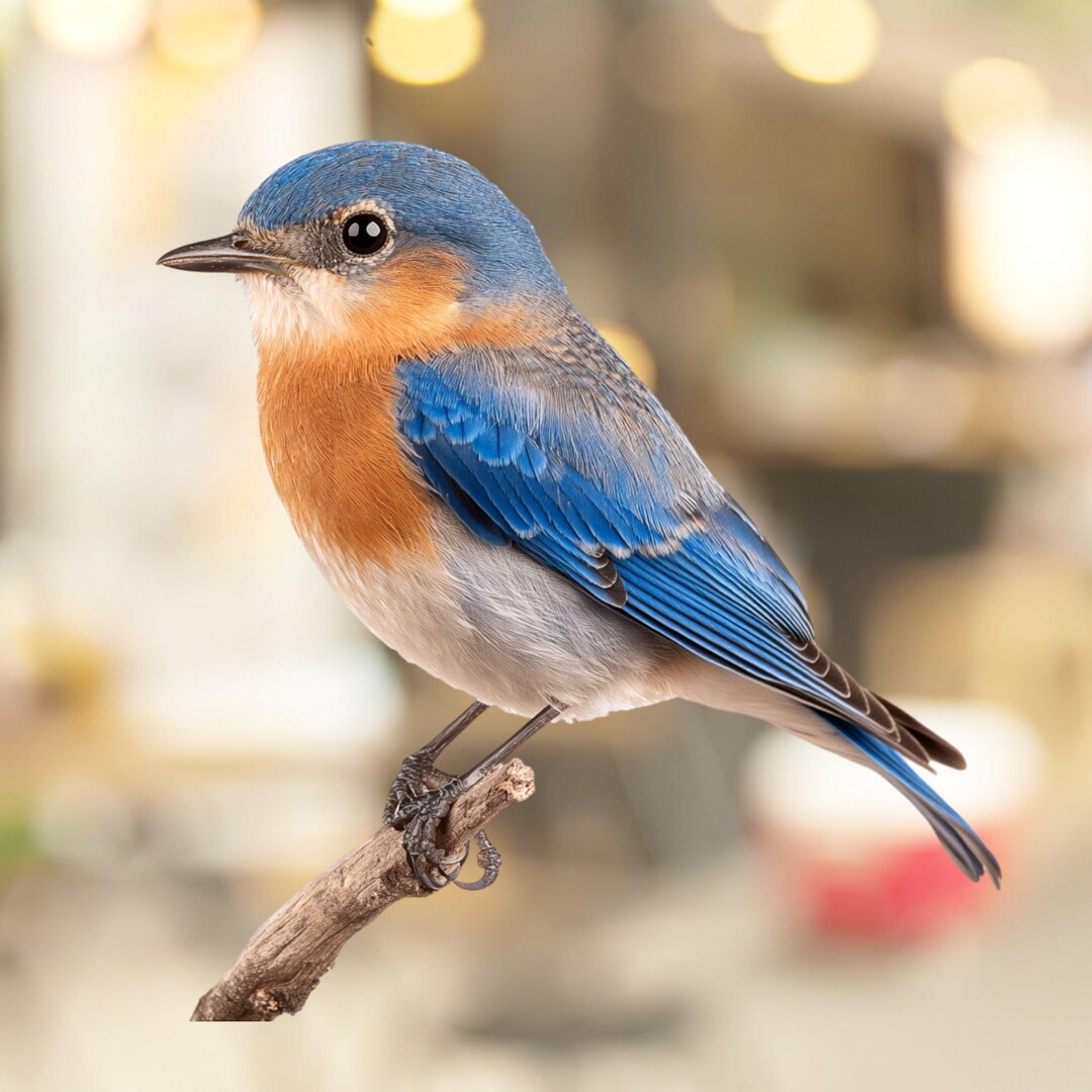 Eastern Bluebird Window Cling Sticker Decal Window Film Gift for Bird ...