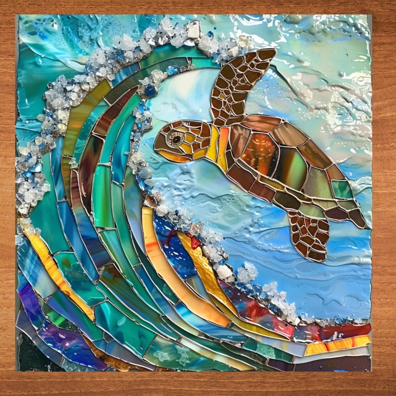 Sea Theme Mosaic Tiles - Etsy
