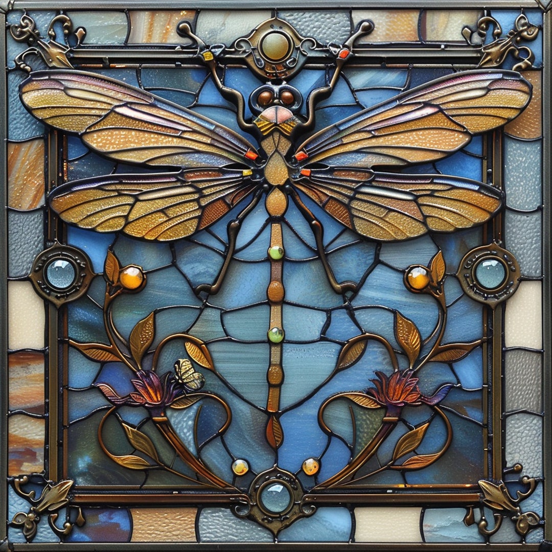Dragon Fly Dragonfly Ceramic Art Tile Decorative Glossy Tile for ...