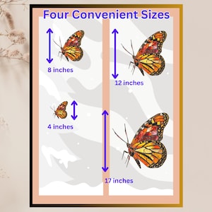 Monarch Butterfly Stained Glass Window Cling - Etsy