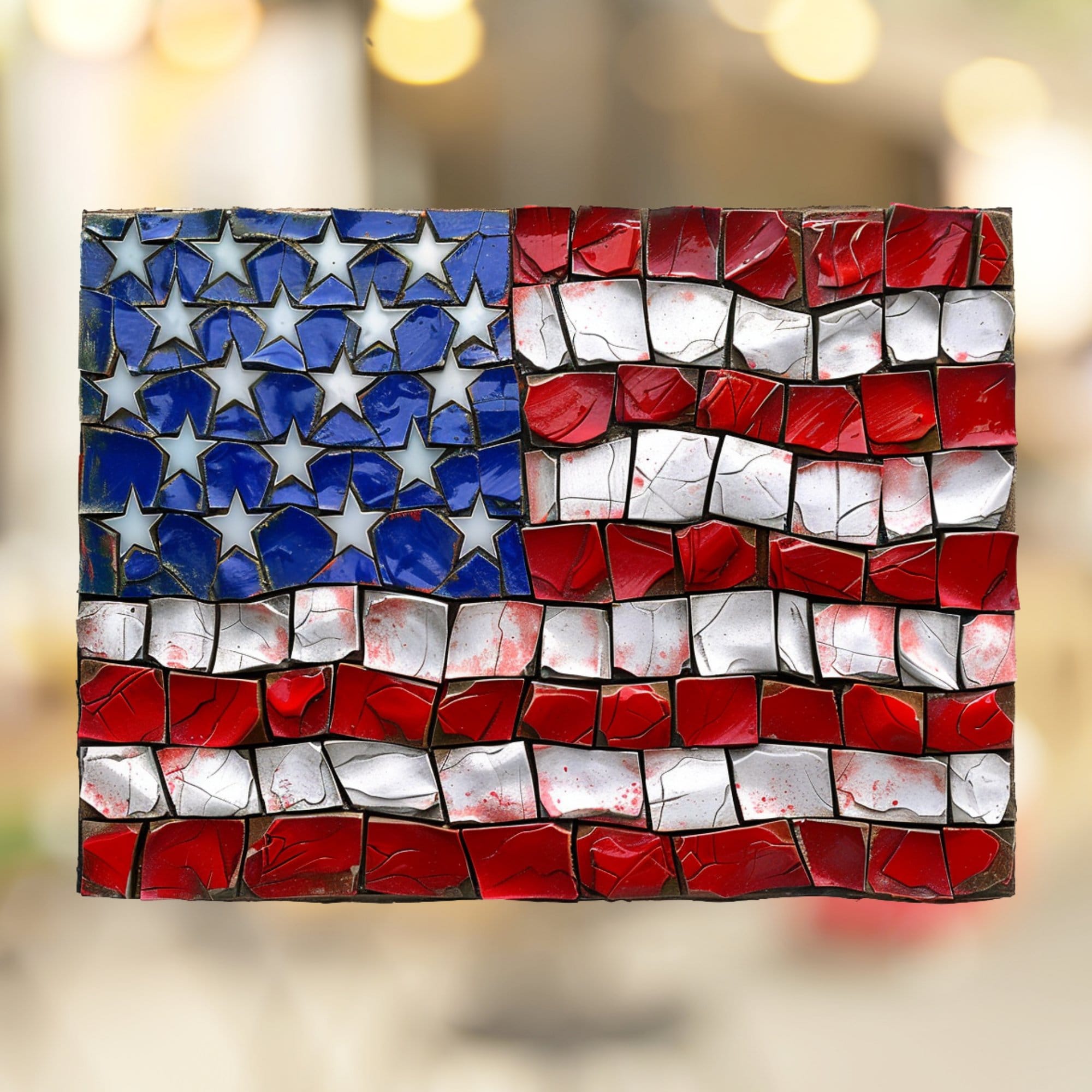 Usa Flag Stained Glass Pattern TMD Chapel Stained Windows Texas