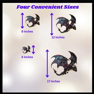 Dragon Stained Glass Window Cling Decal Sticker Window Film Dragoncore ...