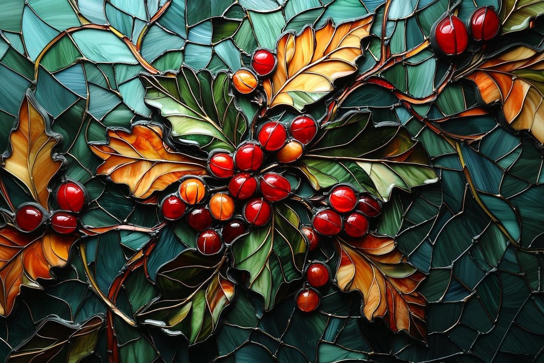 December Holly Birth Month Scented Candle Gift for Her Christmas ...