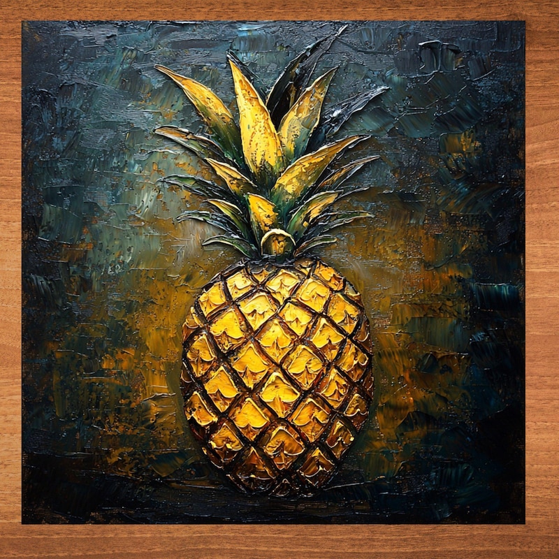 Ceramic Pineapple Tile - Etsy