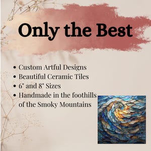 Abalone Stone Ceramic Art Tile Decor for Kitchen Bedroom Bookshelf Book ...