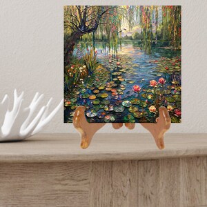 The Artists Garden Ceramic Art Tile Decorative Glossy Tile for ...
